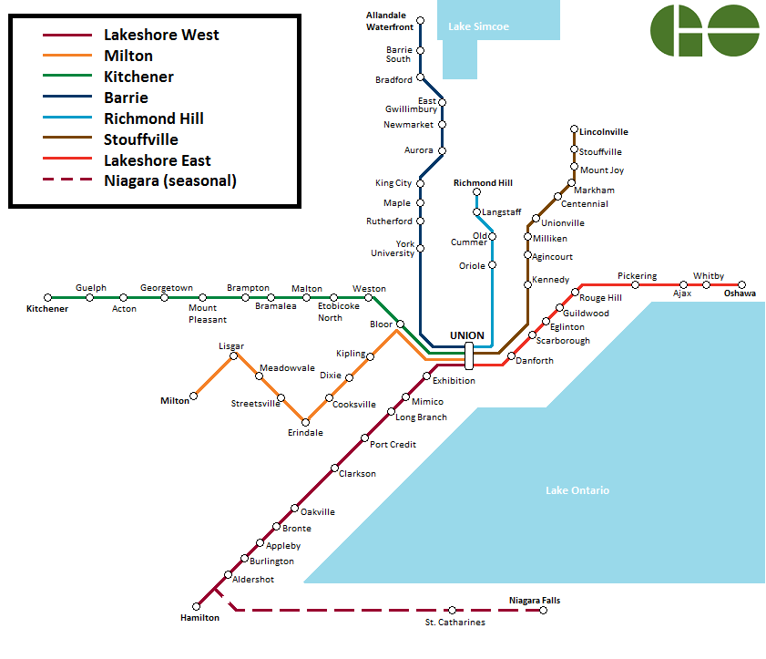 Toronto GO Train And GO Bus Visitor s Guide